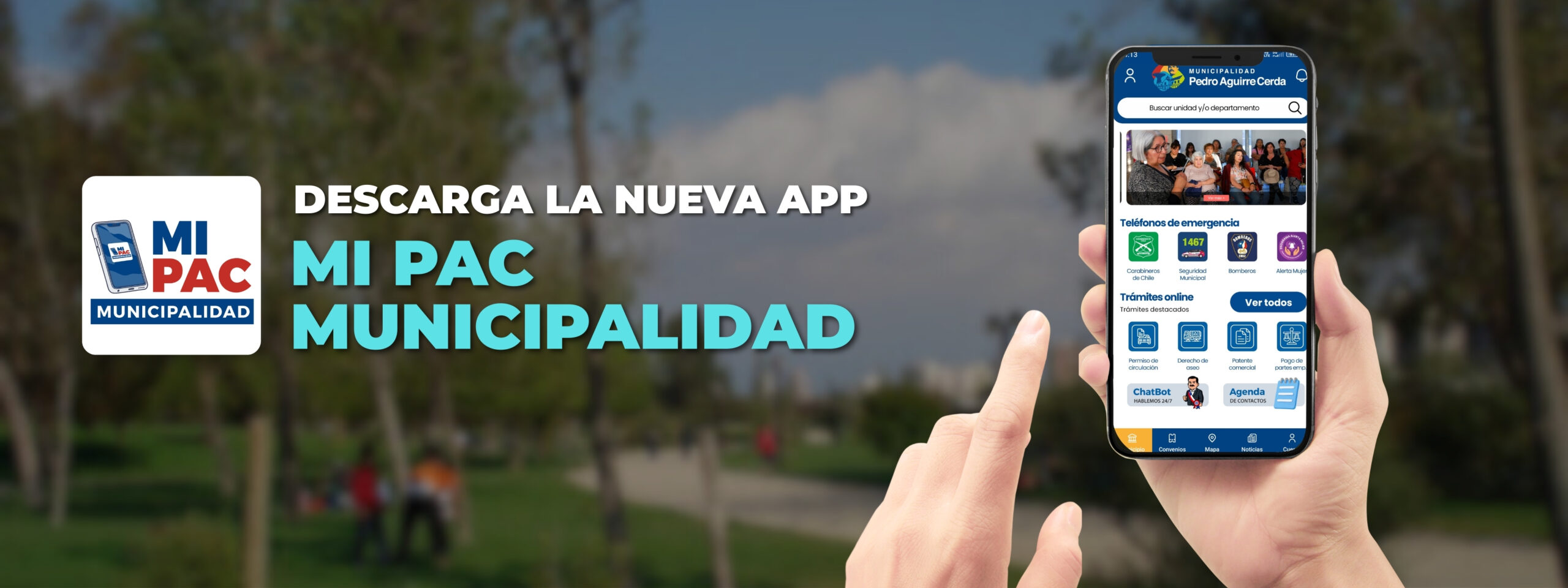 Descarga la Nueva APP: Mi PAC Municipalidad - PAC
